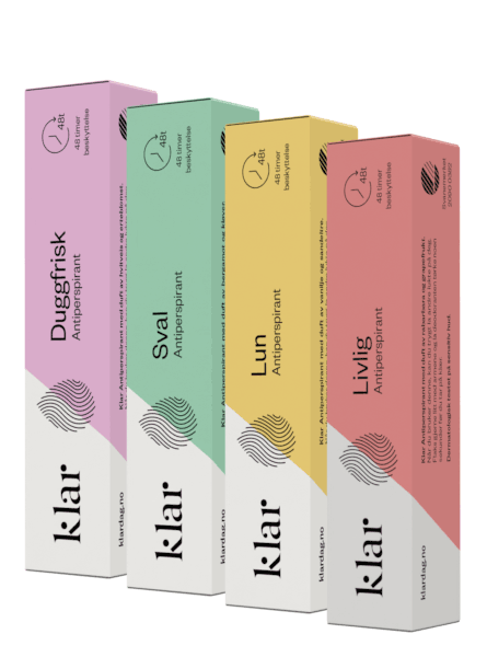 Klar deodorant | Påfyllbar beholder med refill | Klardag